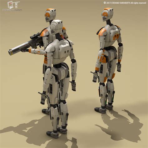 Sci Fi Droid 3d Model Cgtrader