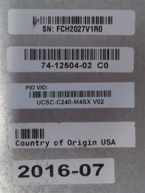Cisco Ucs C240 M4 2x E5 2650 V4 32gb Ddr4 24x 2 5 Ucsc C240 M4sx 2u
