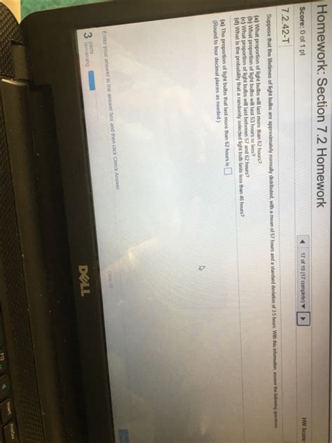 Solved Homework Section 7 2 Homework Score 0 Of 1 Pt