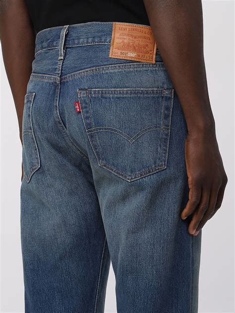 Levis Jeans For Man Indigo Levis Jeans 005013383 Online On