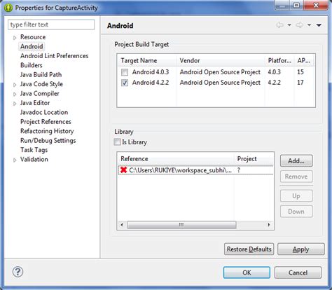 Eclipse Cannot Add Android Library To My Project Stack Overflow