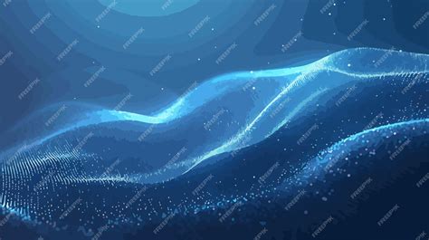 Dynamic 3d Particles Mesh Array With Flowing Sound Wave Effect