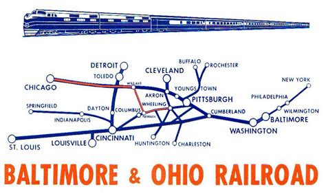 Bando Route Map Baltimore And Ohio Railroad Bnsf Train Route Map