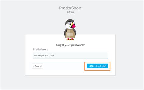 How To Reset Prestashop Admin Password Hiddentechies