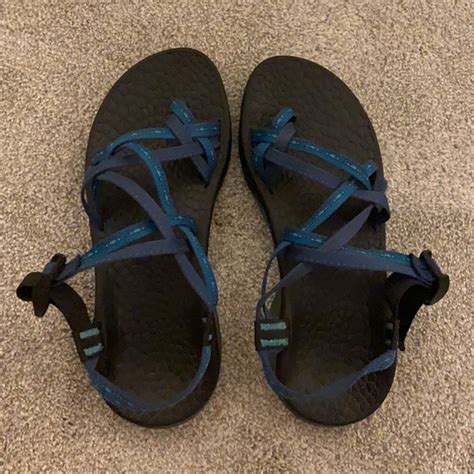 Chaco Shoes Chacos Sandals Double Strapped With Toe Loop Poshmark