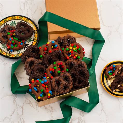 Chocolate Covered Pretzel Mania T Box Capalbos T Baskets