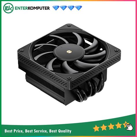 Jonsbo Hx6200d Black Down Flow Cpu Cooler 6 Heat Pipe Support Lga 1700 Enterkomputer
