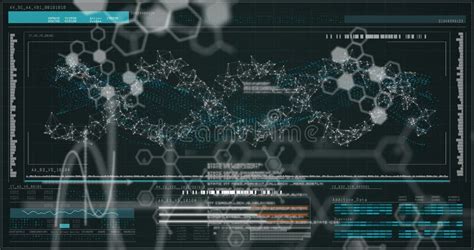 Image Of Scientific Data Processing Over Digital Screen Stock Illustration Illustration Of