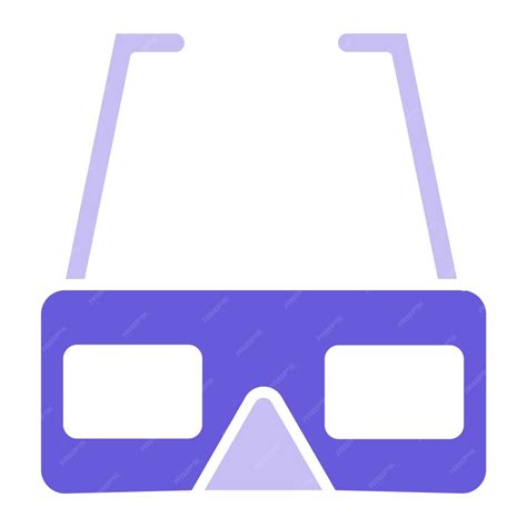 Premium Vector 3d Glasses Icon
