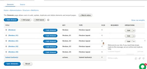 Drupal 8 Webform Adding Flexbox Automatically 3125458