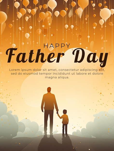 Fathers Poster Psd High Quality Free Psd Templates For Download Freepik