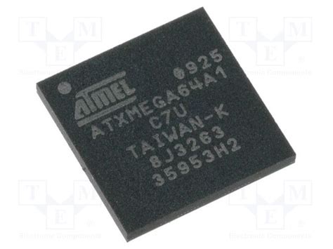 Atxmega64a1 Cu Microchip Technology Ic Avr Microcontroller Flash
