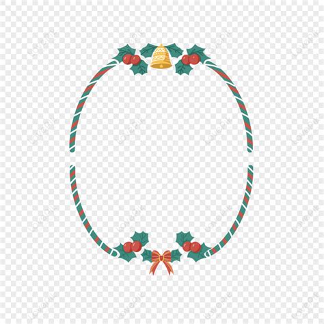 일본 크리스마스 일러스트 녹색 줄무늬 테두리 그림 만화 삽화 장식 틀빨간색붉다 Png 일러스트 무료 다운로드 Lovepik