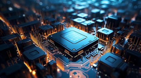 Premium Ai Image Abstract Computer Circuit Board