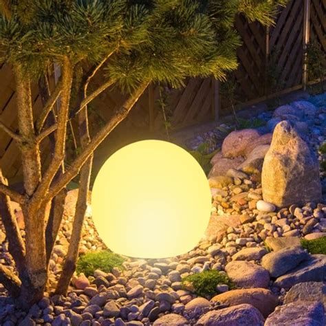 Globe Garden Lighting Chrome Finish Globe Garden Lamp Post Light