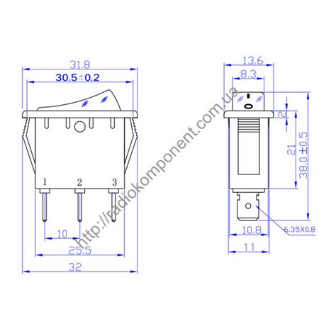 Купить Key Switch Kcd3 Qy603 T125 On Off On 3p 15a 250v по цене 10