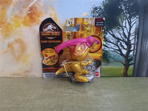 Jurassic World Camp Cretaceous Snap Squad Parasaurolophus Hobbies