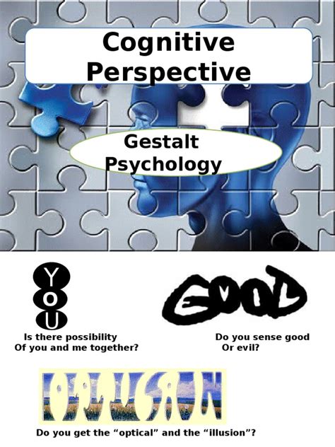 Cognitive Perspective Subjective Experience Experimental Psychology