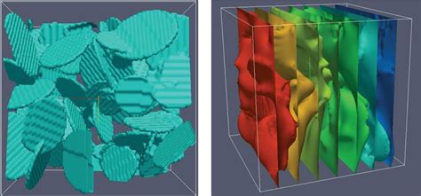 Left Structured 3d Finite Volume Mesh Fvm Display Of The Fractured