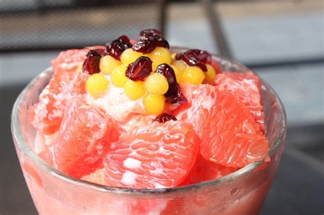 역대급 상큼함을 담았다 생자몽빙수 Beansbins Coffee 빈스빈스커피