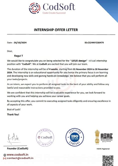 Ragul T On Linkedin Uiuxdesign Internship Codsoft Designjourney Userexperience