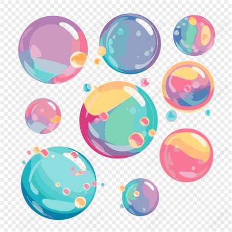 비눗방울클립 아트만화상표 Png 일러스트 무료 다운로드 Lovepik
