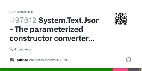 system text json the parameterized constructor converter allocates intermediate `object