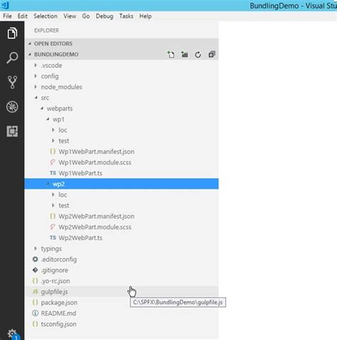 Bundle Scaffolding The Sharepoint Framework Spfx Webparts Into A Single Js File Sharepoint