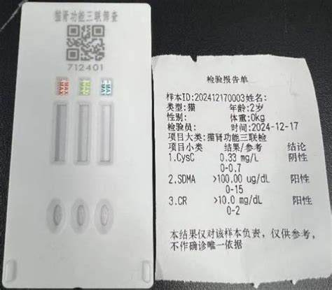 News 【case Sharing】 Application Of New Test Renal Function Combo Test Kit In A Feline