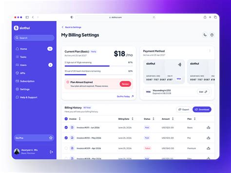 Billing Ui Designs Themes Templates And Downloadable Graphic Elements On Dribbble