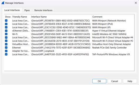 Manage Interfaces Dialog Box In Wireshark Geeksforgeeks