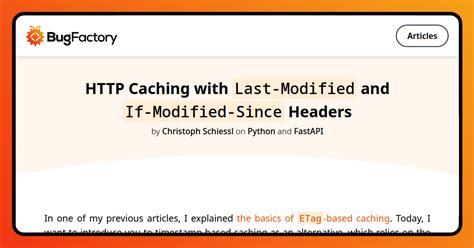 caching with `last modified` and `if modified since` headers