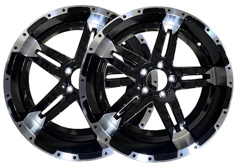 Trailer Rims 15 Inch 5 Lug Boat Ecustomrim 2 Pk Aluminum 15x6 5 Lug 45