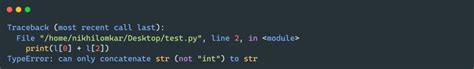 Solved Typeerror Can Only Concatenate Str Not Int To Str