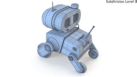 Cute Robot Model Turbosquid 2211444