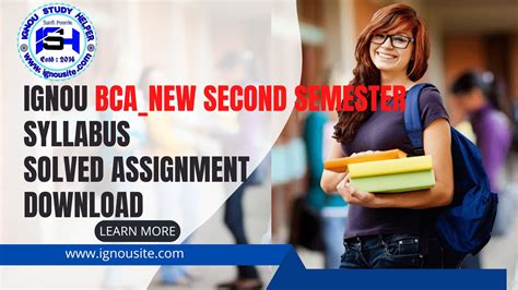 IGNOU BCA New Second Semester Solved Assignments Free Solution Ignou Study Helper Ignou