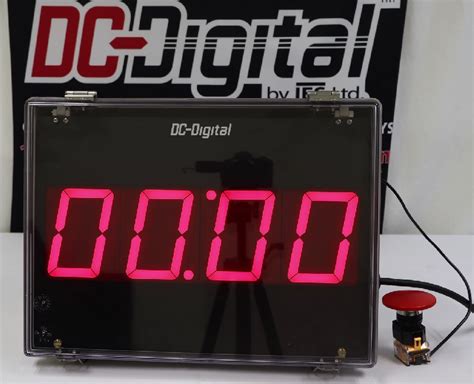 Fire Station Turn Out Dispatch Timer NEMA Enclosed Count Up Timer Customized Digital LED