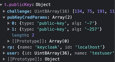 Webauthn Signature Algorithms Are Improperly Encoded As Strings · Issue 20831 · Keycloak