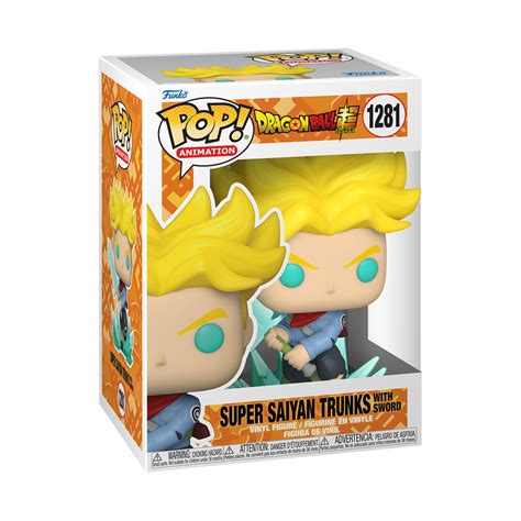 Pop Animation Dragon Ball Super Super Saiyan Trunks With Sword Bobbletopia