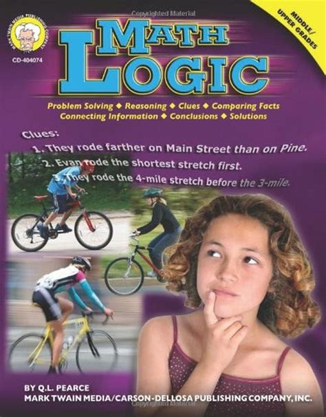 Amazon Math Logic Problem Solving Reasoning Clues Comparing Facts Connecting