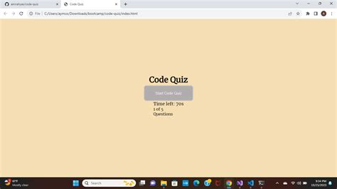 Github Amirahyascode Quiz