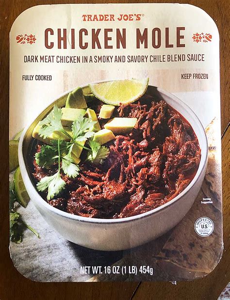 Trader Joes Chicken Mole Review A Taste Of Mexico Trader Joes