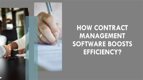 How Contract Management Software Boosts Efficiency Makeeover
