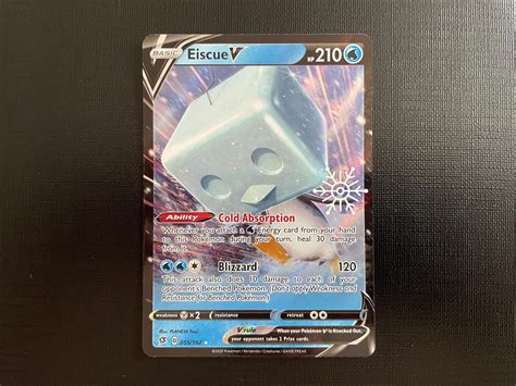 Pokémon Karta Eiscue V Rcl 055 Z Adventního Kalendáře 2022 Aukro