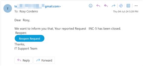 Resolving Closing And Reopening A Request Serviceops