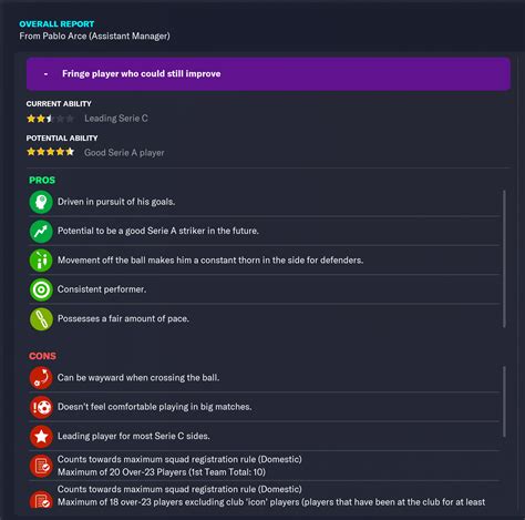Bug With Player Potential Rfootballmanagergames