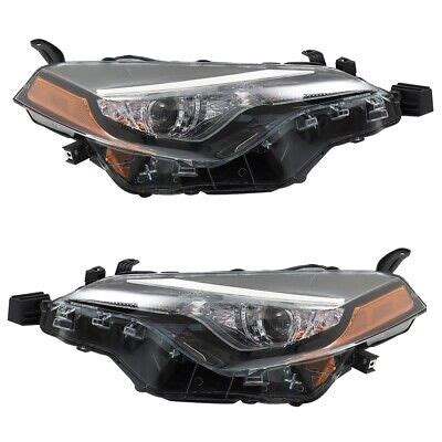 Headlights Led For 2017 2019 Toyota Corolla L Le Le Leftandright Side