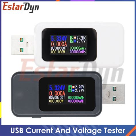 Usb 테스터 Dc 디지털 전압계 전류 전압계 암페어 전압 전류계 감지기 파워 뱅크 충전기 표시기 10 인 1 활성 구성 요소