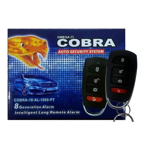 Cobra 18 Al 1000 Pt 1 Omega Cobra Auto Security Car Alarm System