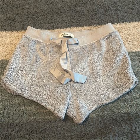 Hollister Intimates And Sleepwear Fuzzy Mini Shorts Poshmark